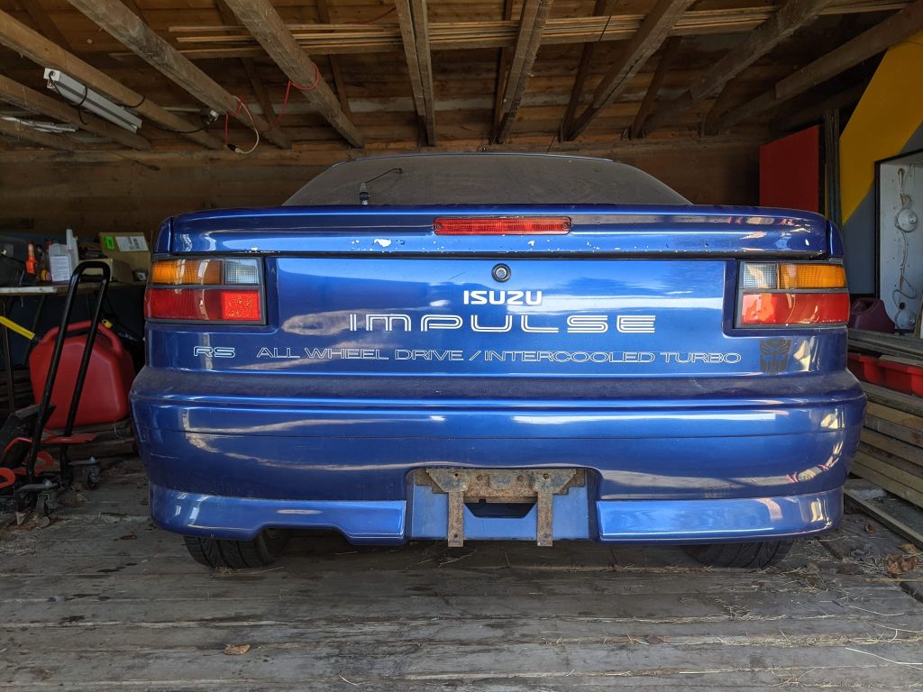 1988 Isuzu Impulse Turbo Blue Cleanest 1st Gen Isuzu Impulse Turbo